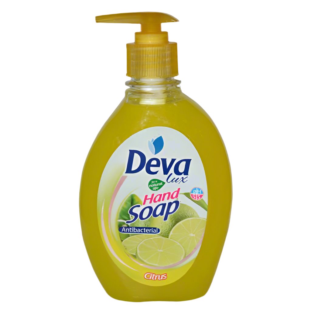 Buy Deva Lux Citrus Anti-Bacterial Hand Liquid Soap - 350ml | Shop Hand ...