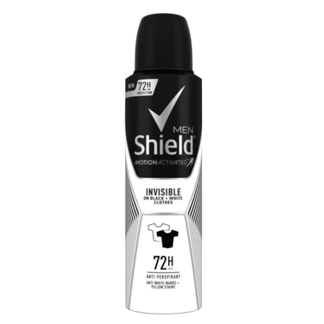 Buy Shield Men Motion Activated Invisible Anti-Perspirant - 150ml ...